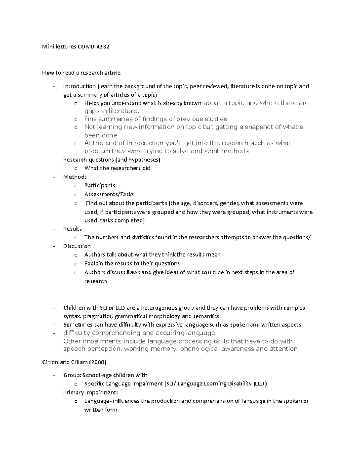 4382 mini lectrures - Transcripts for notes to have an easier way to ...