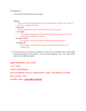 Assignment 6 - IT HW - IT105 Assignment 6 General policy for all assignments: Submit your ...