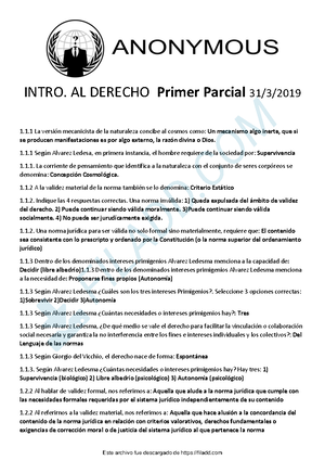 Introducción al derecho Trabajo Práctico 2 [TP2] 100% - Trabajo Práctico 2 [TP2] Comenzado: 22 ...