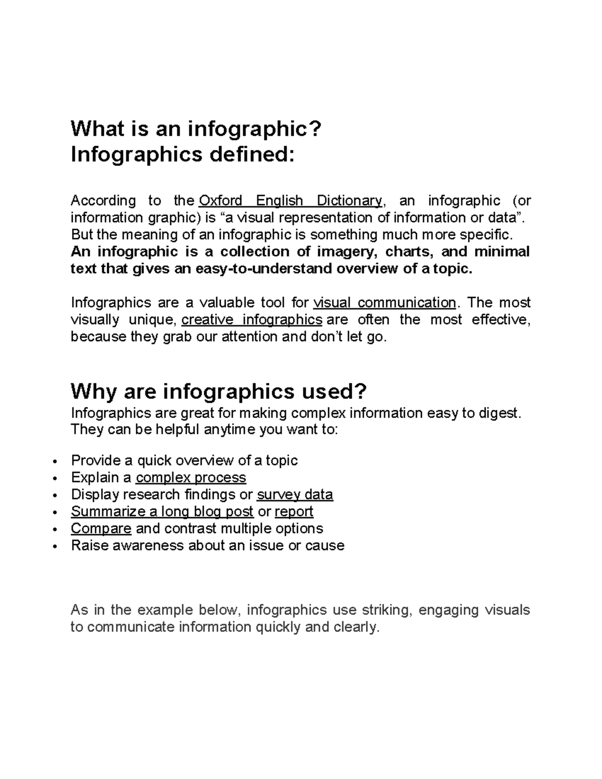 What is an infographic - good - What is an infographic? Infographics ...
