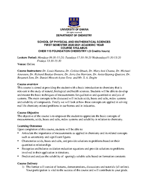 CHEM+113+Tutorial+set+1+-+2020-2021 - C Obuah; M Ainooson; M. Chama; SA ...