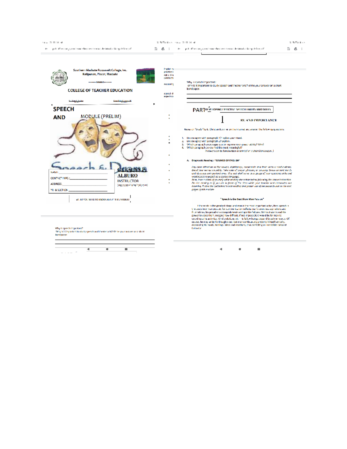 Speechanddrama - Speech and Drama notes - Speech and Theatre Arts - Studocu