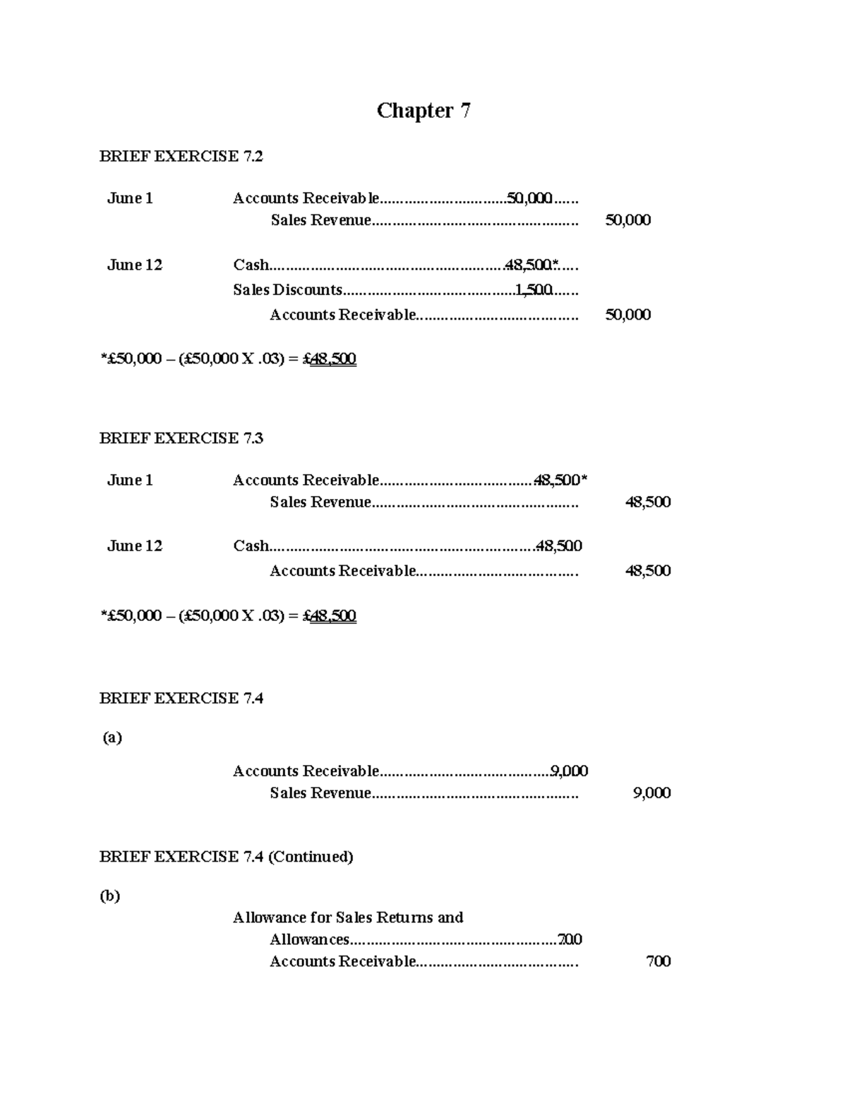 Solutions to Homework problems-Chapter 7 and 8 - Chapter 7 BRIEF ...