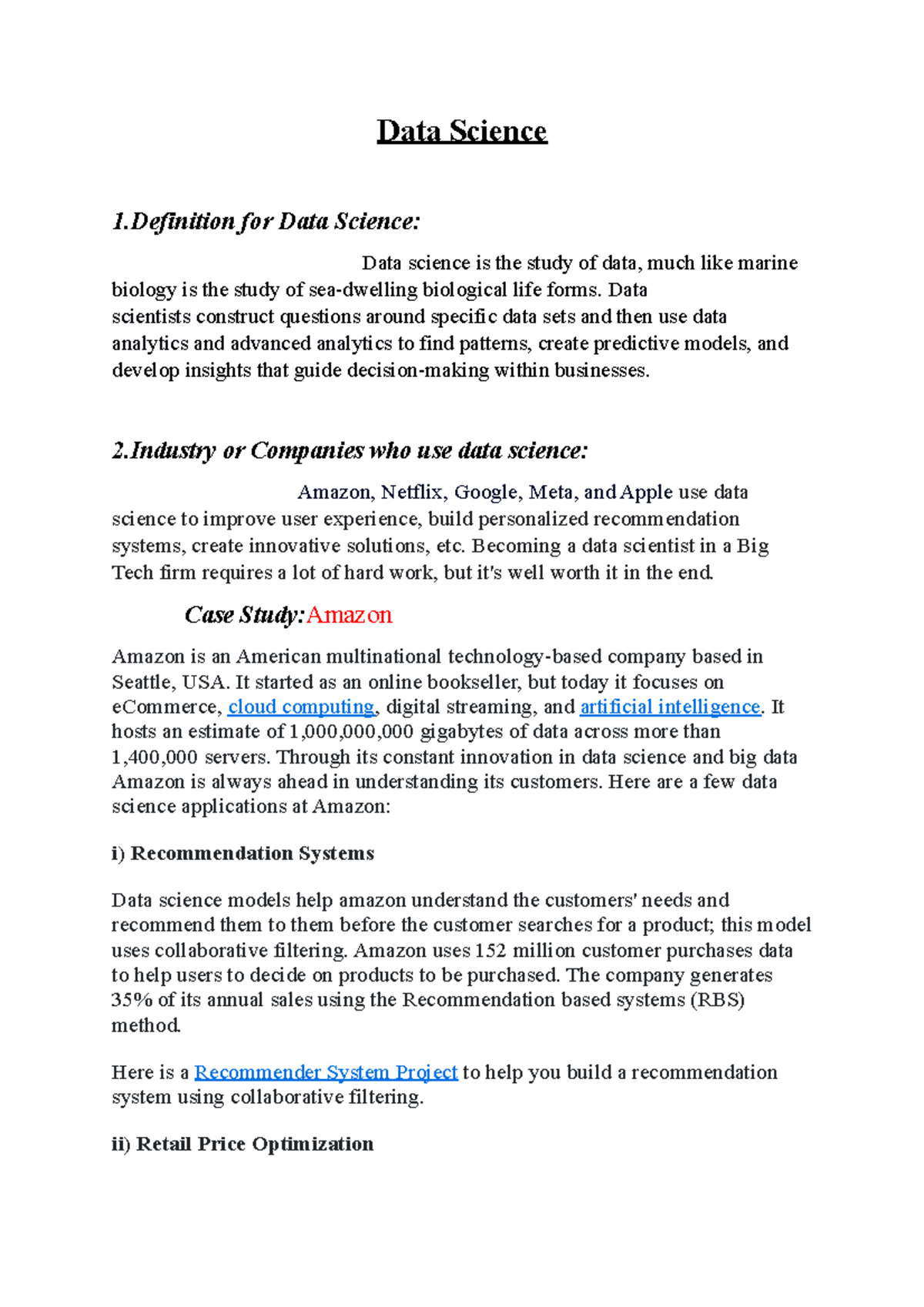 Data Science - Data scientists construct questions around specific data ...