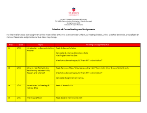 THE 1000 Dr. Mema Syllabus - ST. JOHN’S UNIVERSITY 8000 UTOPIA PARKWAY ...