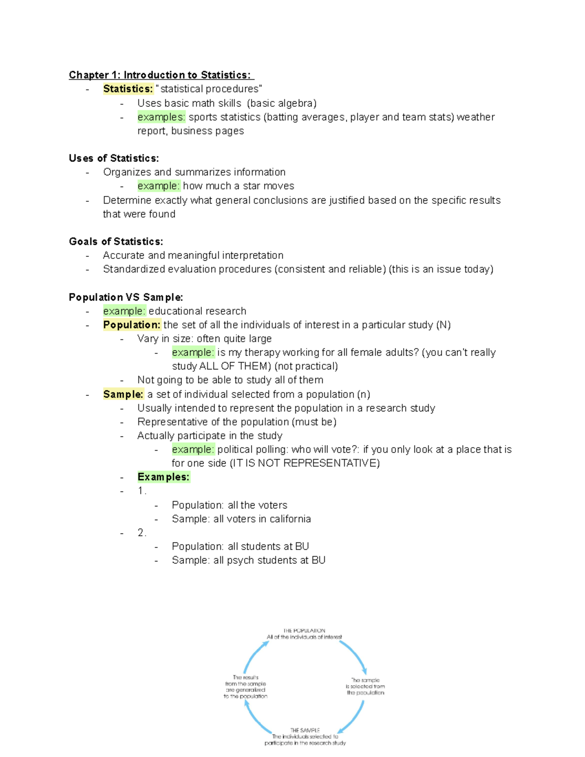 Stats psychology exam #1 - Chapter 1: Introduction to Statistics ...