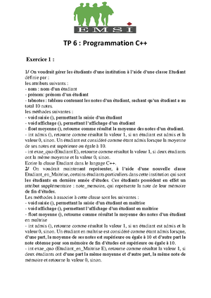 Cours c++ - Programmation Orientée Objet C++ H. EL FAZAZI 2023/ PLAN 2 ...