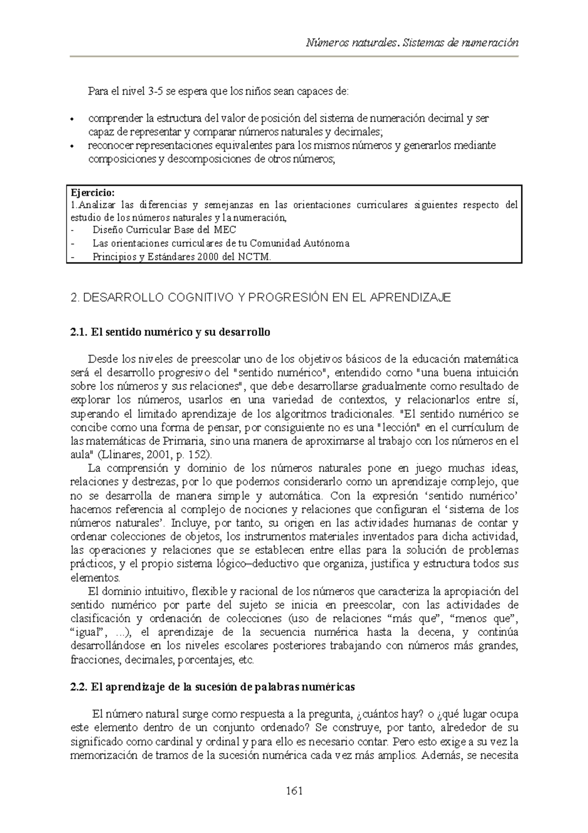 EL Sentido Numerico Y SU Desarrollo 094245 - Números naturales ...