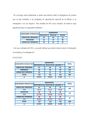 El coeficiente o índice de correlación de Pearson - El coeficiente o ...