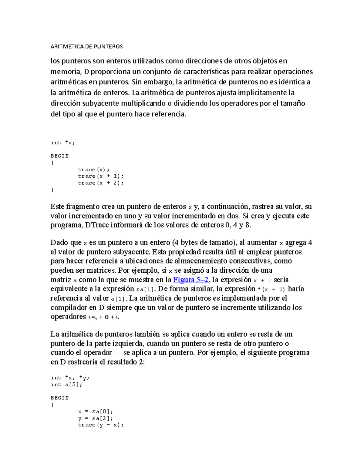 Aritmetica DE Punteros - ARITMETICA DE PUNTEROS los punteros son ...