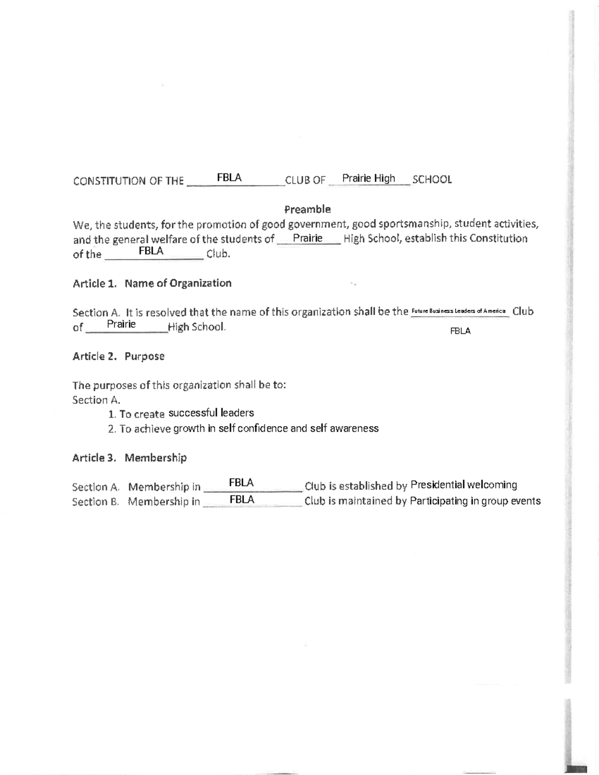 Kami Export - sample constitution - Studocu