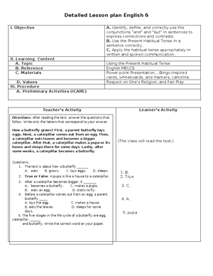 4A’s Lesson PLAN - 4A’s LESSON PLAN IN SCIENCE FOR GRADE 4 STUDENTS ...