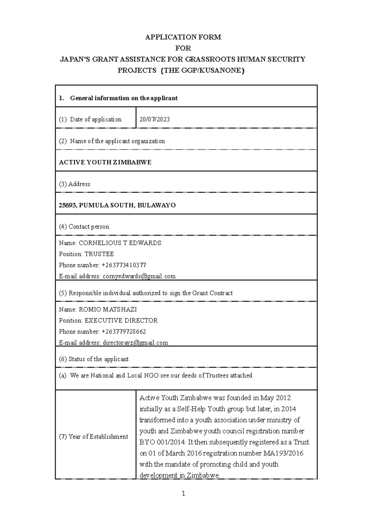 Final Application form (human security) with a guide - Applied ...