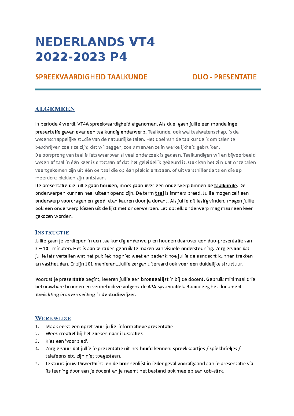 Presentatie-V4 - scscscscs - NEDERLANDS VT 2022-2023 P ...