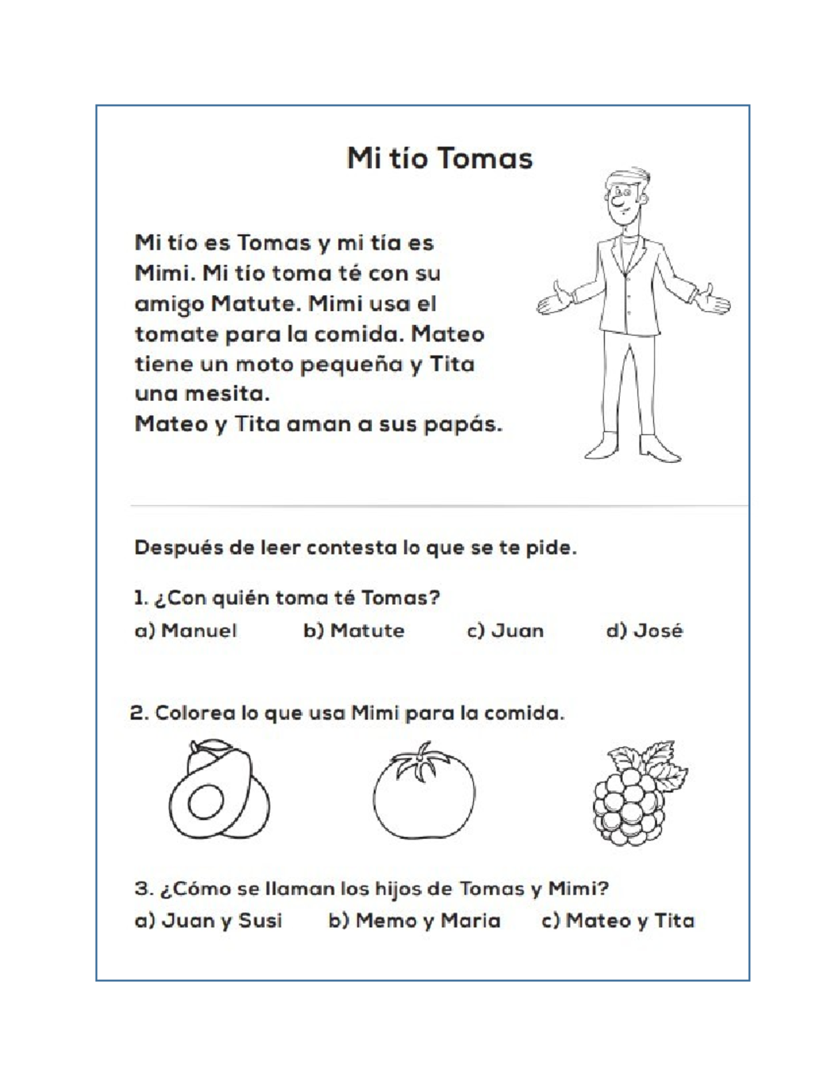 Hoja 1 - Lectura y Redacción en Español - Studocu