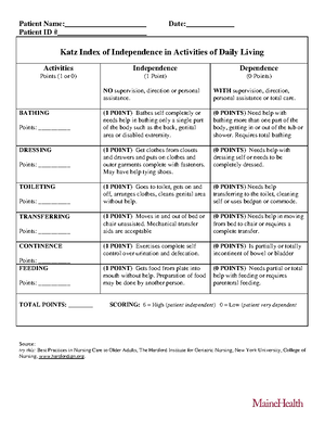 Routine Task Inventory-Extended - BS Occupational Therapy - SWU - Studocu