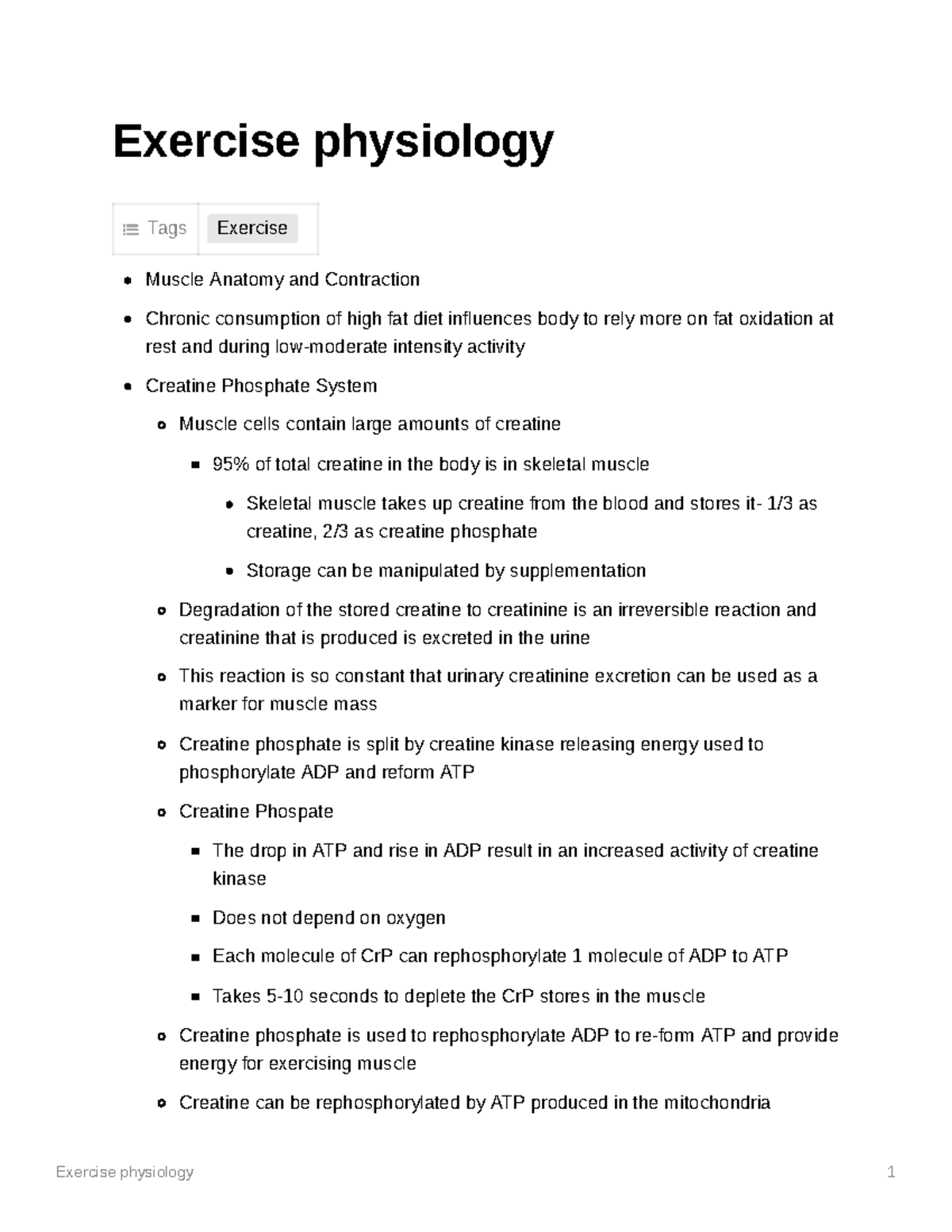 Exercise physiology - Exercise physiology Tags Exercise Muscle Anatomy ...