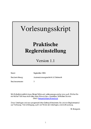 Regelungstechnik - Stabilität Amplituden reserve Sicherheitsabstand vom ...