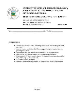 Machine Design III 2023 - Example 1. The following particulars of a ...