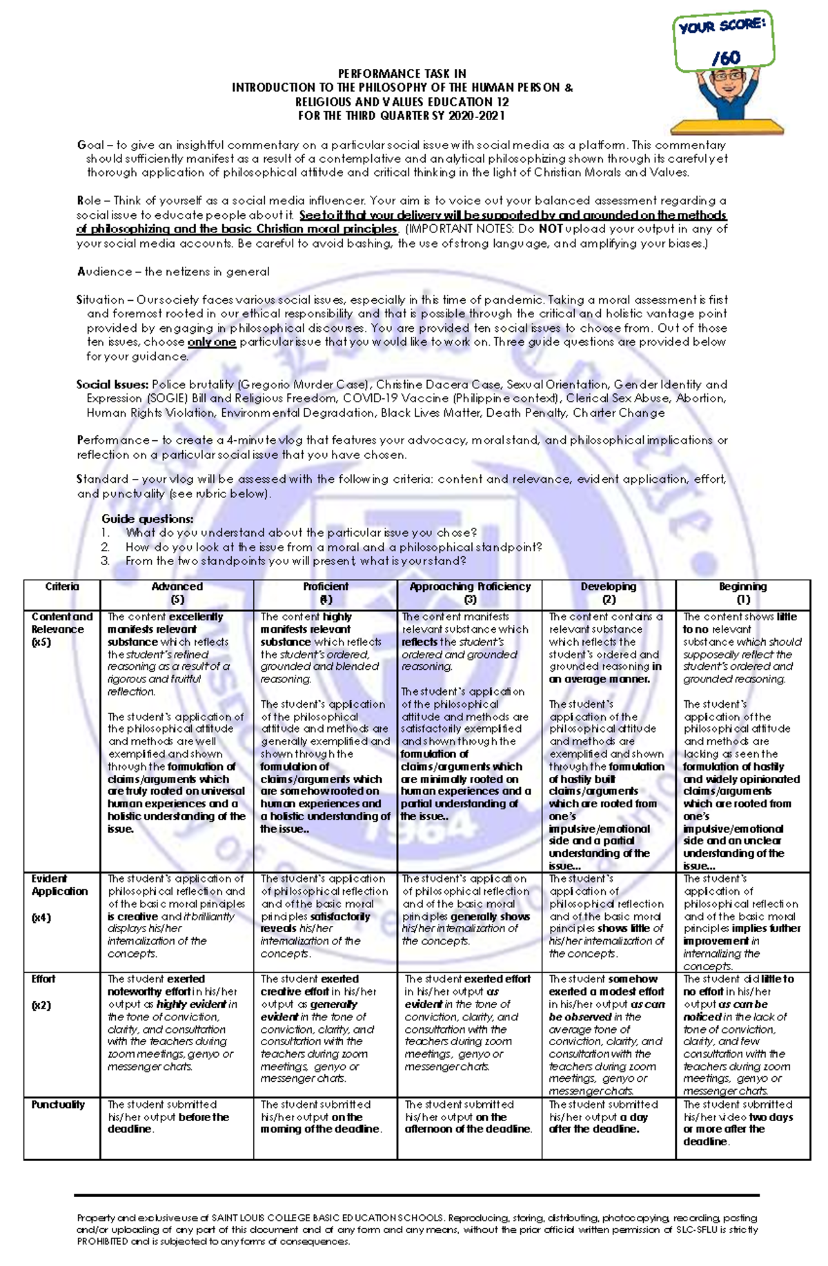PT RVE-Philo Collab (On Philo) - Property and exclusive use of SAINT ...