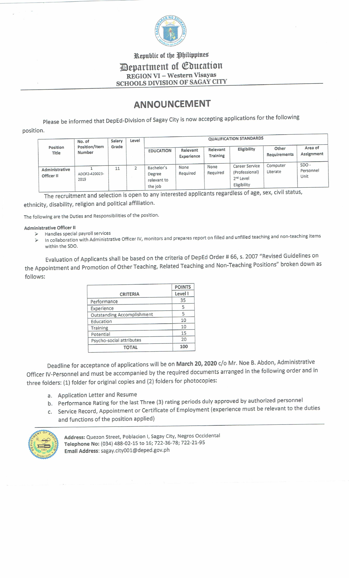 AOII - Bachelor of Secondary Education - Mathematics - Studocu