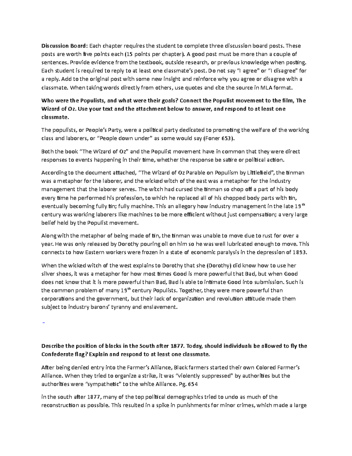 Discussion Board Questions For College Students at Odessa Anderson blog