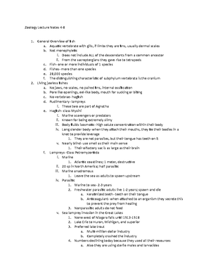 Lecture Notes 1-21 - Introduction to zoology - Lecture Notes 1. Intro ...