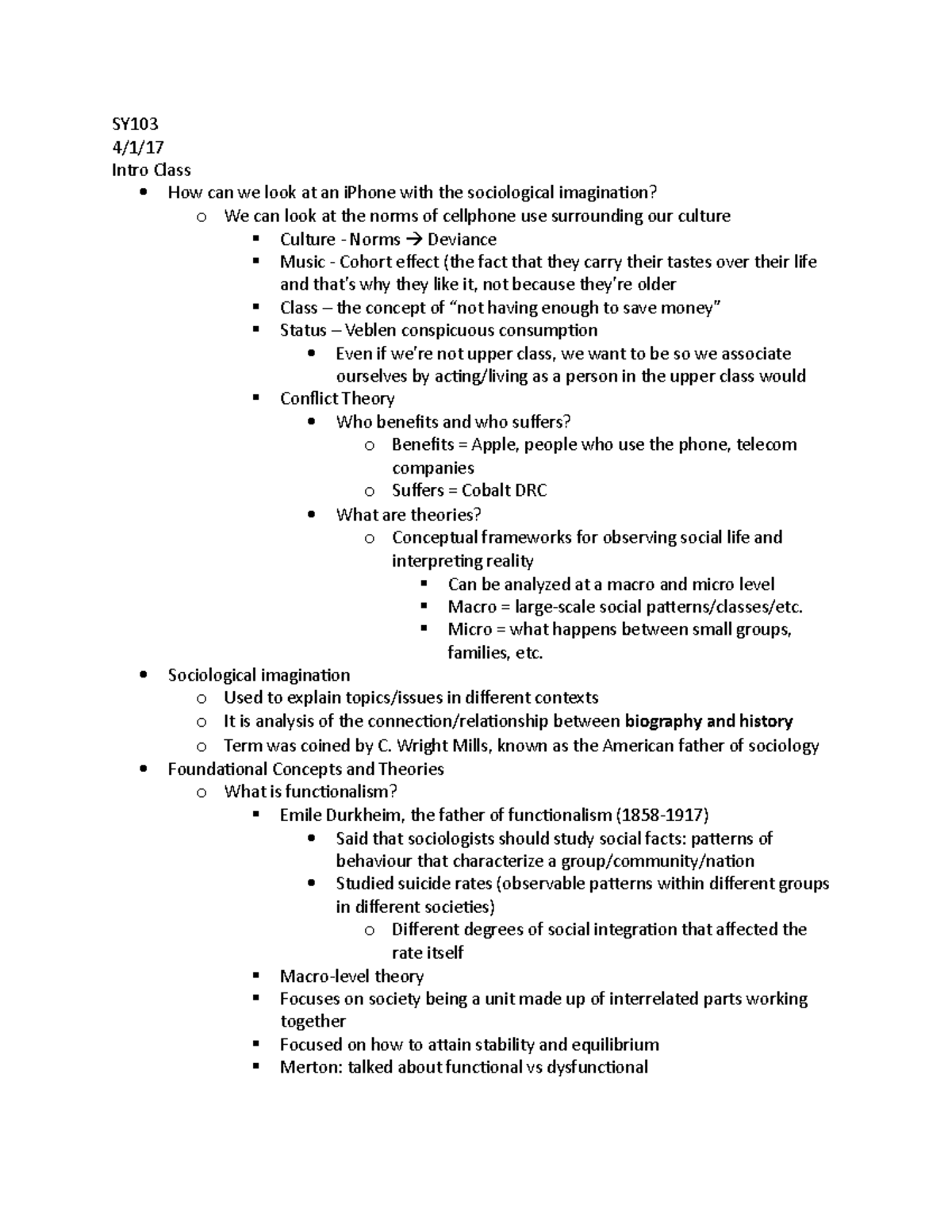 Intro Class - SY 4/1/ Intro Class How can we look at an iPhone with the ...