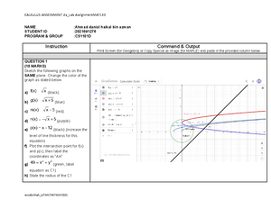 Mat133 Chapter 1 Pre Calculus Chp 1 Pre Calculus Studocu