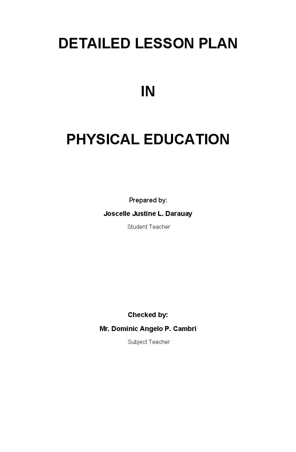 Basic Skills & Strikes IN Badminton - DETAILED LESSON PLAN IN PHYSICAL ...