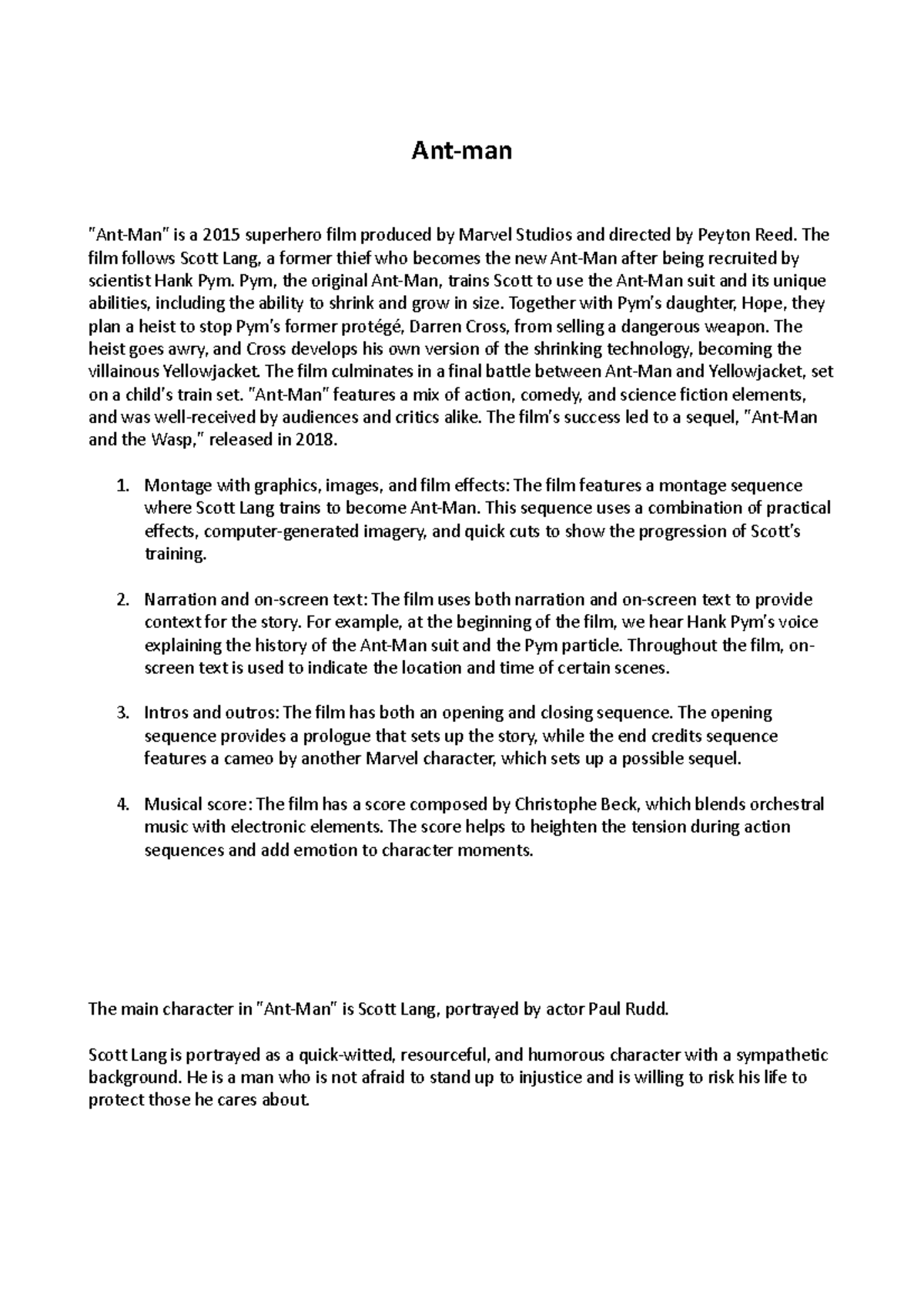 Ant Man - hjf yt. kgh j lhj - Ant-man "Ant-Man" is a 2015 superhero ...