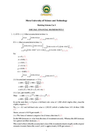 LA 1 Notes - SMA 3211 LINEAR ALGEBRA 1 Purpose The aim of this course ...