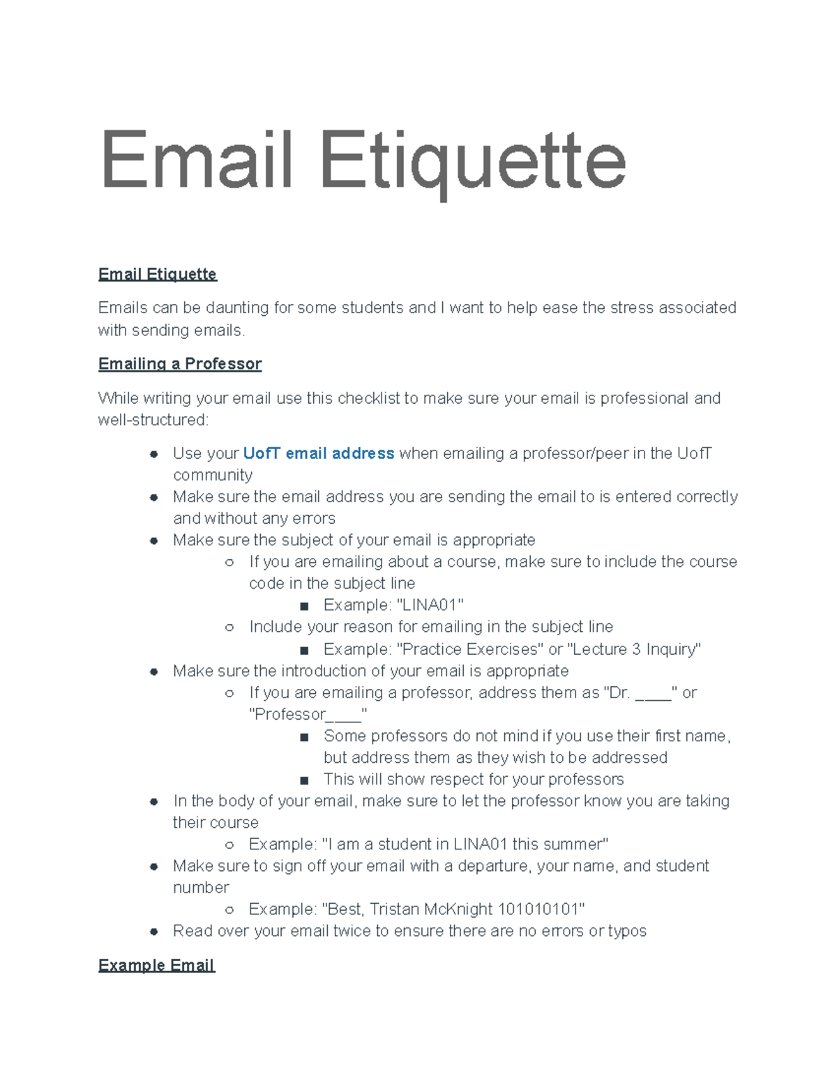 Email Etiquette - Email Etiquette Email Etiquette Emails can be ...