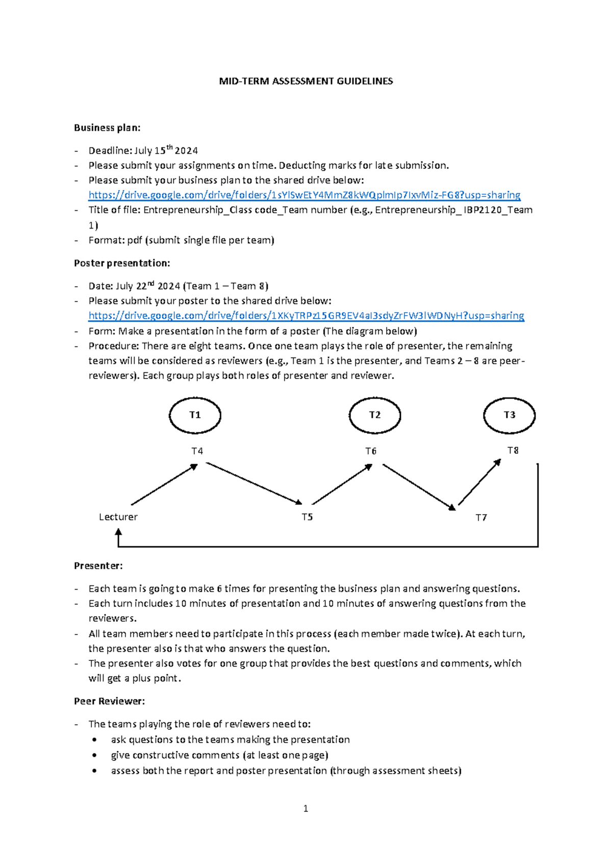 Midterm assessment guidelines (IBP2120) - 1 MID-TERM ASSESSMENT ...