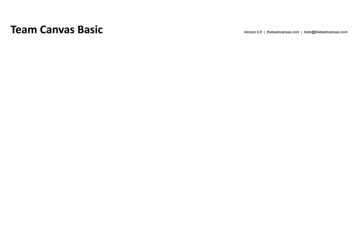 Tarea 09 b. Team Canvas Basico - Team Canvas Basic Version 0 ...