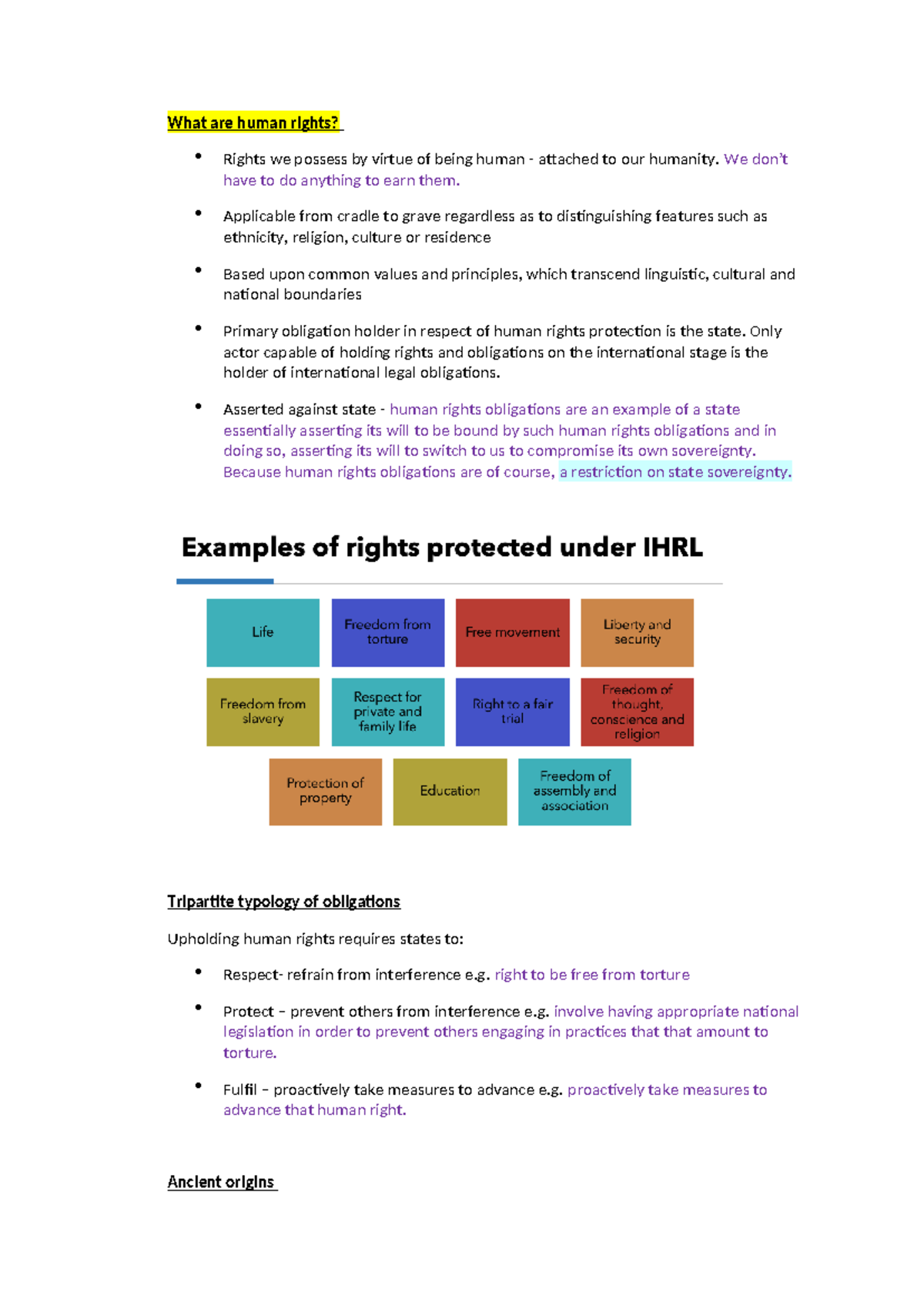 What are human rights - What are human rights? Rights we possess by ...
