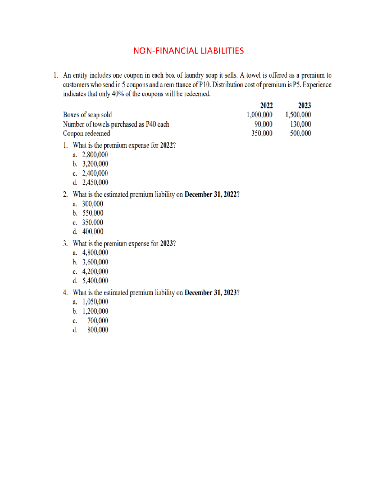 Baiacc 2X-NON- Financial Liabilities - Accounting and Business ...