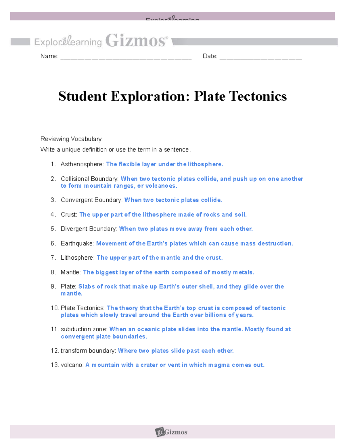 Module Two Lesson Two Activity Pathway Two - Name