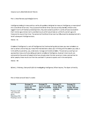 Dd102, tma04 - Victoria harris Z9027035 DD Part 1, Explain how different kinds of evidence in ...