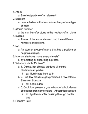 Hw #7 The sun-2 - notes/ assignment - Match the properties to the ...