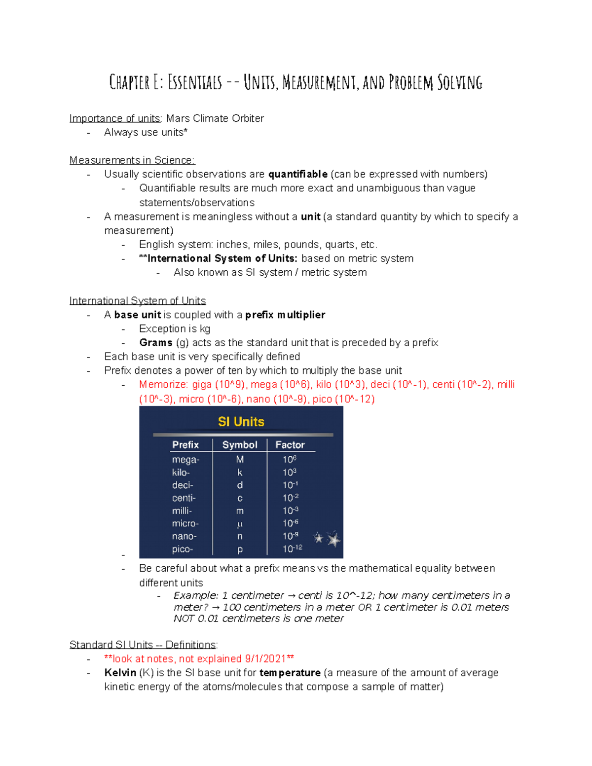 Gen Chemistry E - lecture notes on chapter e - Chapter E: Essentials ...