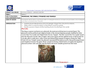 Lesson Plan Gr 5 SS History T3 W6-8 - Directorate: Curriculum GET ...