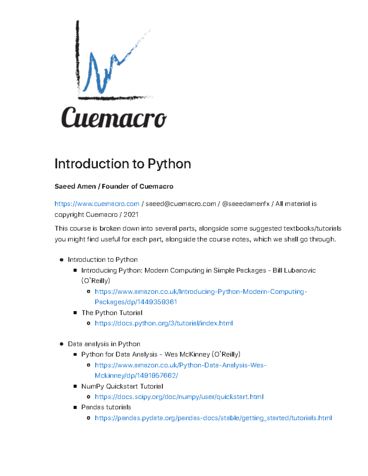 01 introduction to python - ECOM015 - QMUL - Studocu