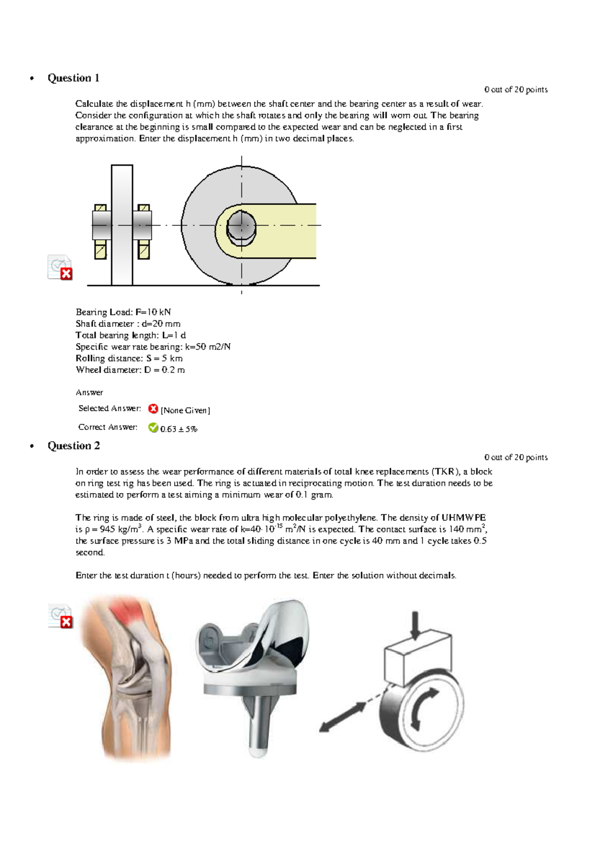 Compulsory declarations, questions and answers - 6 key - Question 1 0 ...
