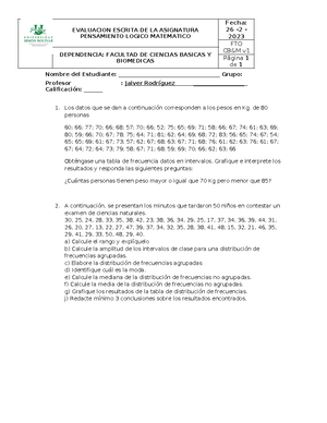 Anexo 2 – Guía para el desarrollo de la tarea 2 (ejercicios ejemplo) - Se recomienda revisar el ...