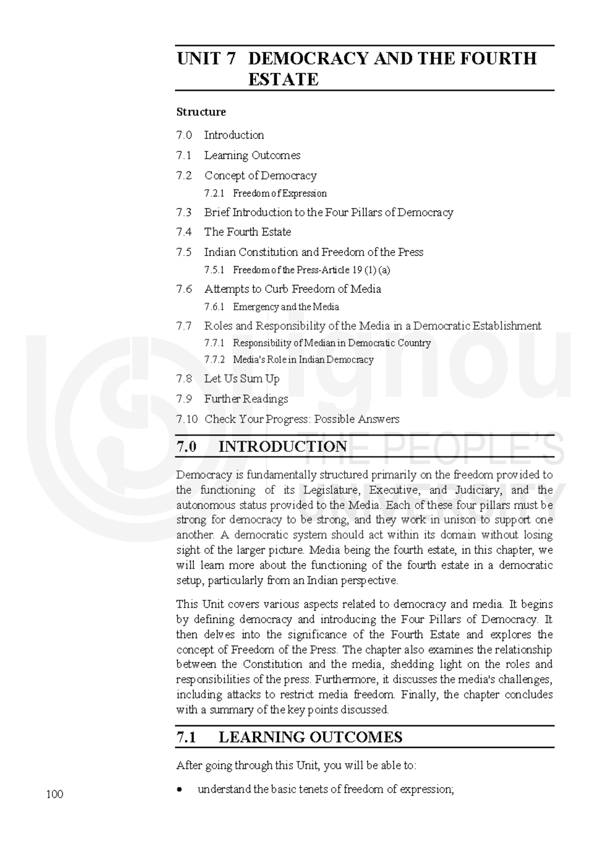 Unit-7 - BNM-021 Introduction to Journalism and Digital Media ...