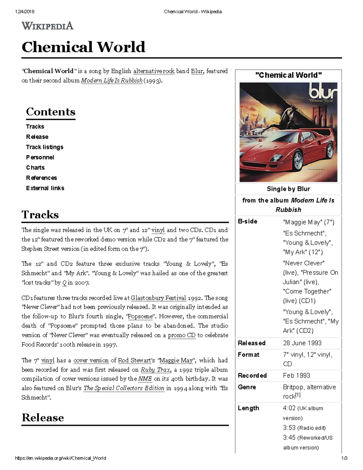 Chemical World - Wikipedia - 12/4/2018 Chemical World ­ Wikipedia en ...