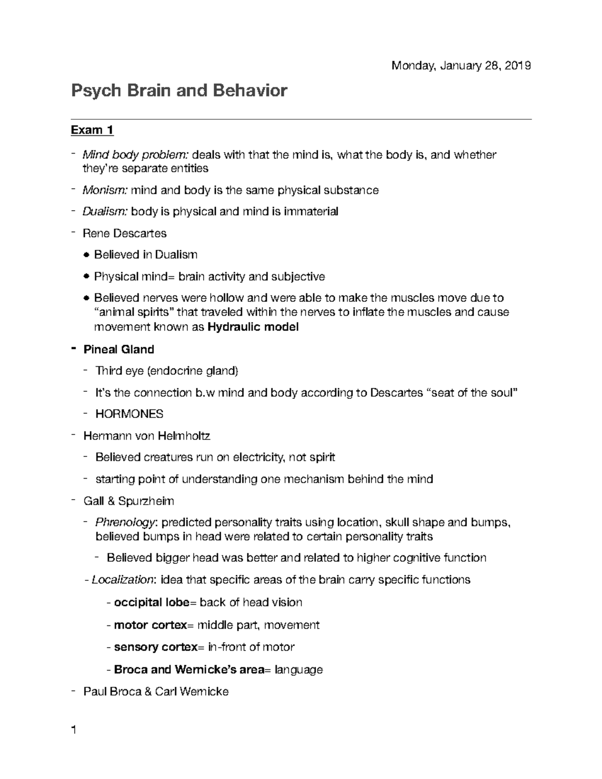 Brain Psych - Notes for the entire semester with some comprehensive ...