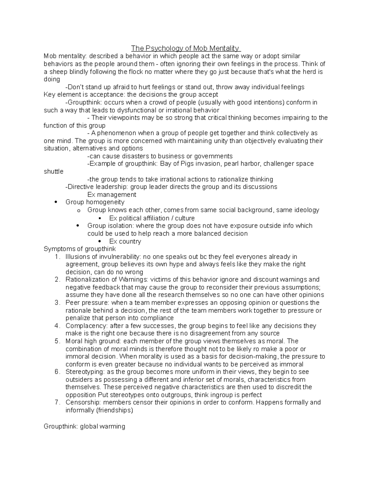 Psychology of Mob Mentality - Think of a sheep blindly following the ...