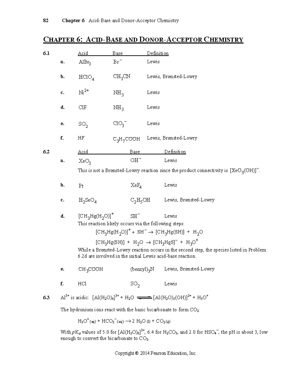 HW for Ch 6 Solutions - 82 Chapter 6 and Chemistry CHAPTER 6: AND ...